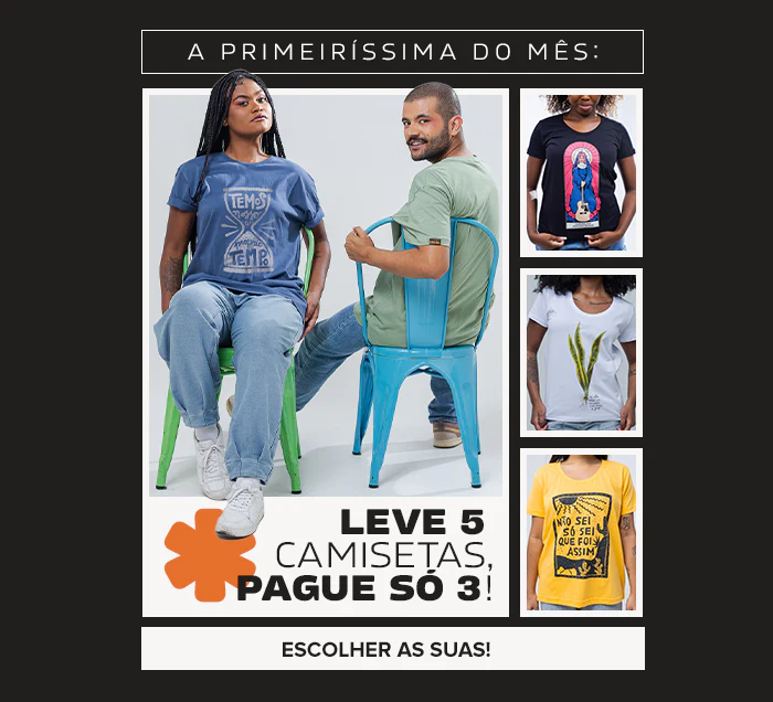 Chico Rei | Camisetas Personalizadas e Com Impacto Social